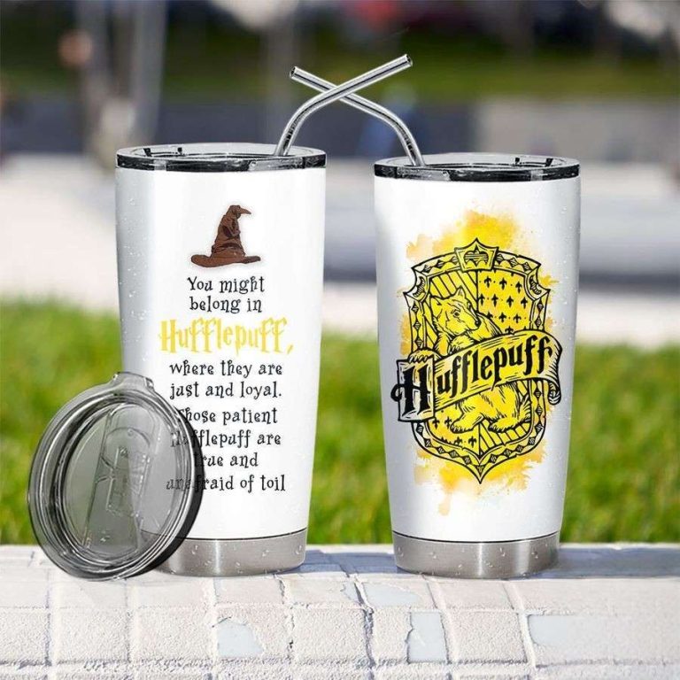 Hogwarts Hufflepuff Wizard Sorting Hat Harry Potter Tumbler