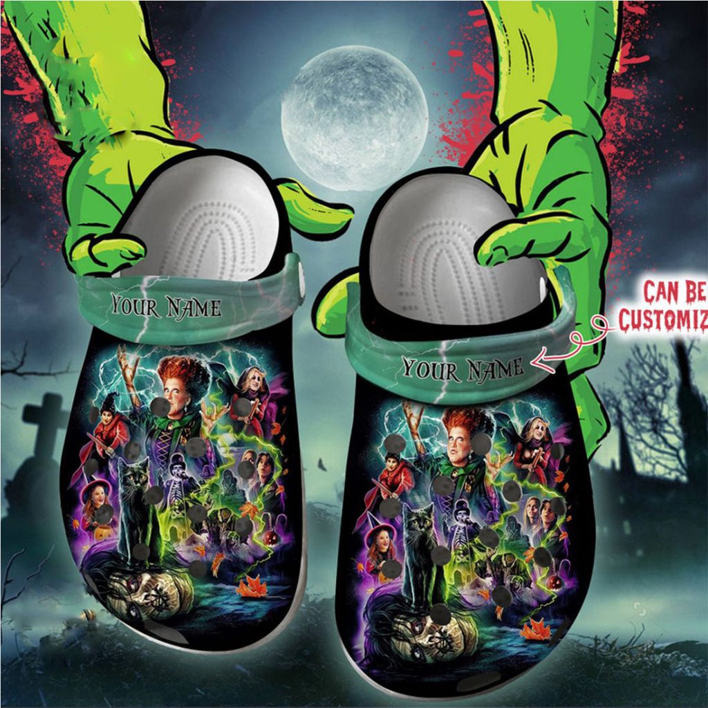 Halloween 3 Witches From Hocus Pocus Sanderson Sisters Clog Crocs